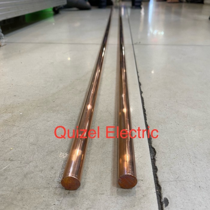 Jual Grounding Rod Atau Copper Rod 5/8X3 Meter Full Tembaga Harga Promo ...