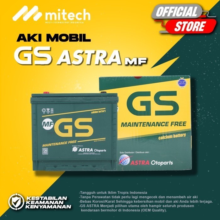 Jual GS MF Astra Aki Kering Mobil Toyota Alphard 55D23L - 12V / 60Ah | Shopee Indonesia