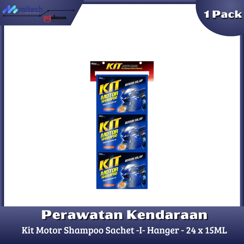 Jual KIT Motor Shampoo Sachet Hanger Pack 15ml Pembersih Kendaraan Isi ...