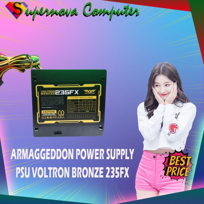 Jual Armaggeddon Power Supply / PSU Voltron Bronze 235FX | Shopee Indonesia
