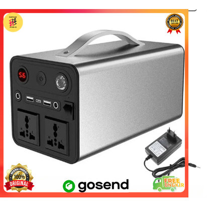Jual Set Power Bank Supply Camping Station Generator Portable 84000mAh 300W | Shopee Indonesia