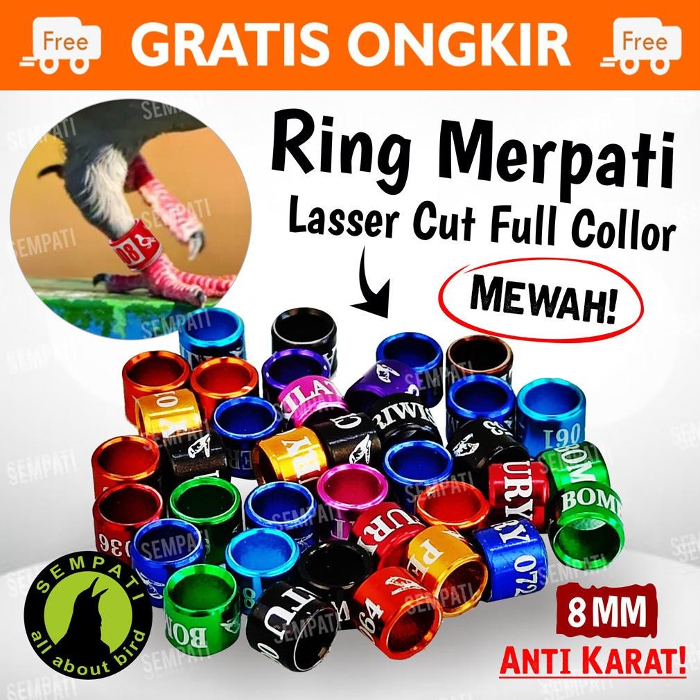 Jual Ring merpati ring gelang cincin penanda kaki burung merpati dara ...
