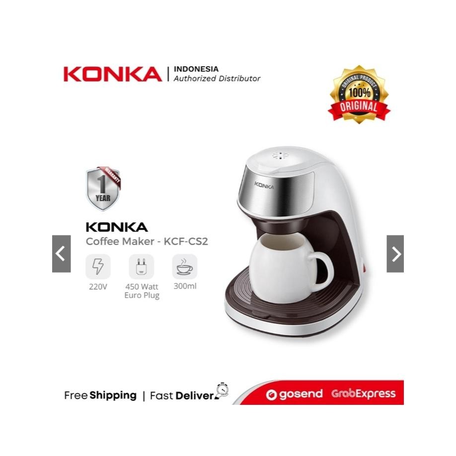 Jual Selen Konka Coffee Maker | Alat Kopi - Kcf-Cs2(We) | Shopee Indonesia