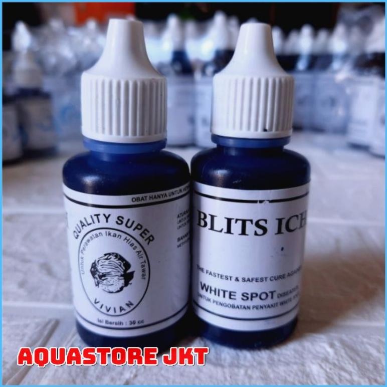 Jual OBAT IKAN BLITS ICH 30 ML METHYLENE BLUE OBAT IKAN WHITE SPOT ...