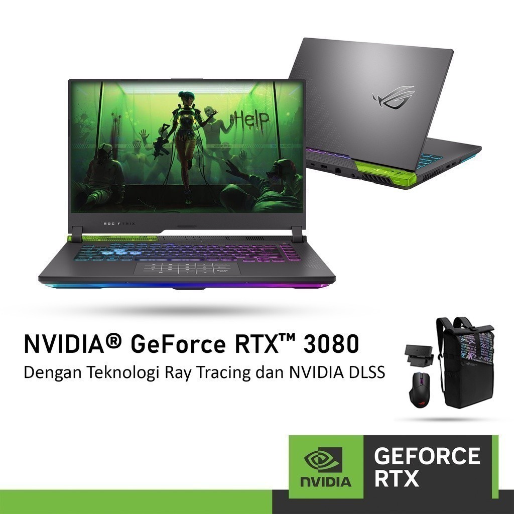 Jual ASUS ROG STRIX G15 G513RS GeForce RTX™3080 - 165Hz Ryzen 9 6900HX ...