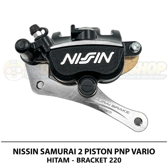 Jual Kaliper Nissin Samurai Brake 2 Piston Original Vario Beat Scoopy Spacy | Shopee Indonesia