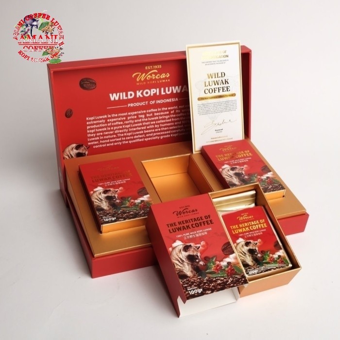 Jual The Heritage of Luwak Coffee Kopi Luwak Wild Indonesia Authentic ...