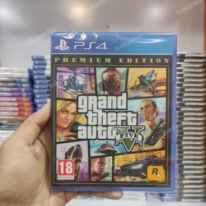Jual Original Gta 5 Gta V Grand Theft Auto V Premium Online Edition Ps4 ...