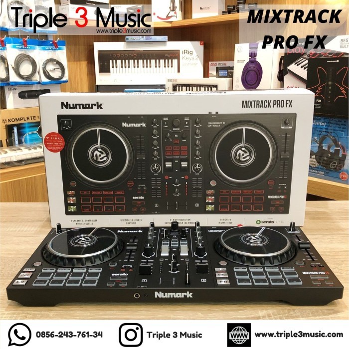 Jual Ready Numark Mixtrack Pro FX DJ Controller penerus mixtrack pro 3 | Shopee Indonesia