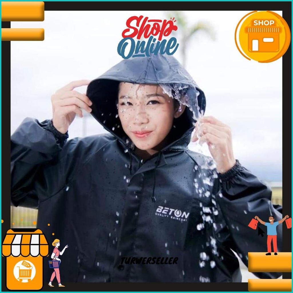 Jual Jas Hujan Pria Wanita By Beton Original Setelan Baju Dan Celana Murah | Shopee Indonesia