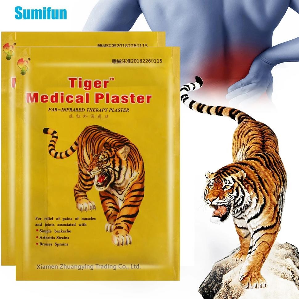 Jual 8pcs sumifun tiger pain relief patch rheumatoid arthritis plaster ...