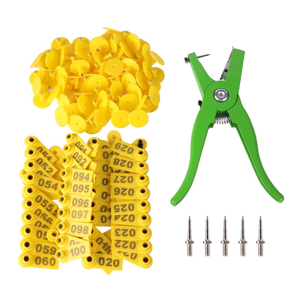 Jual 1Set Aplikator Tag Domba Tag Telinga 001-100 Tag Telinga untuk Kit ...