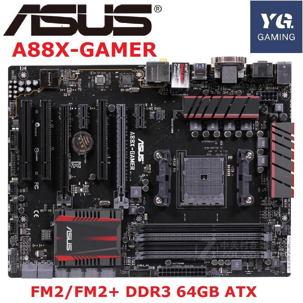 Jual Motherboard Desktop ASUS A88X-GAMER AMD A88X Socket FM2/FM2+ DDR3 32GB Motherboard Desktop ...