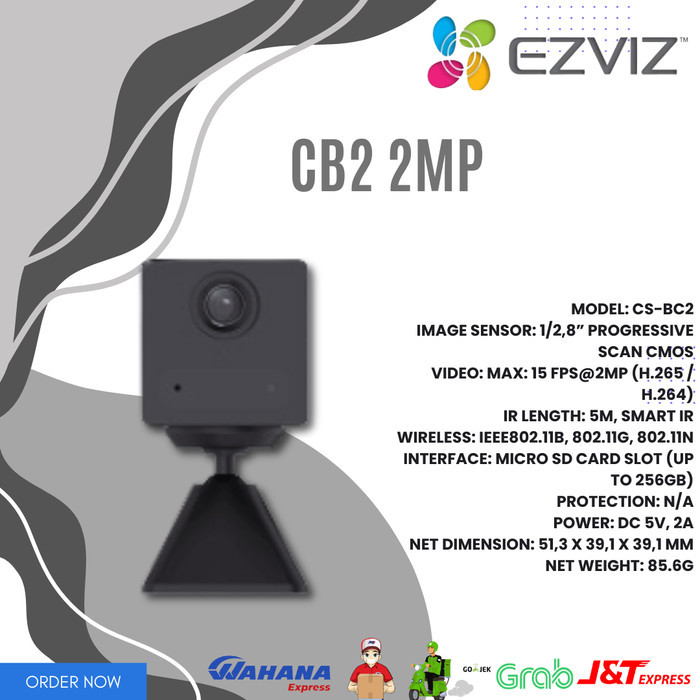 Jual EZVIZ BC2 2MP IP Camera Wifi Smart Home Battery | Shopee Indonesia