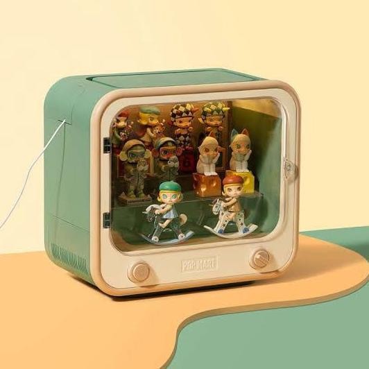 Jual Pop Mart Display Container Luminous Molly Anniversary Statues ...