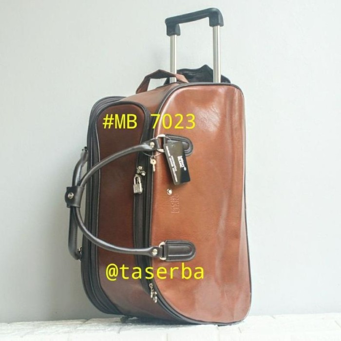 Jual Produk Ready TRAVEL BAG TROLLEY JUMBO DUFFEL 21 INCHI TAS PAKAIAN ...