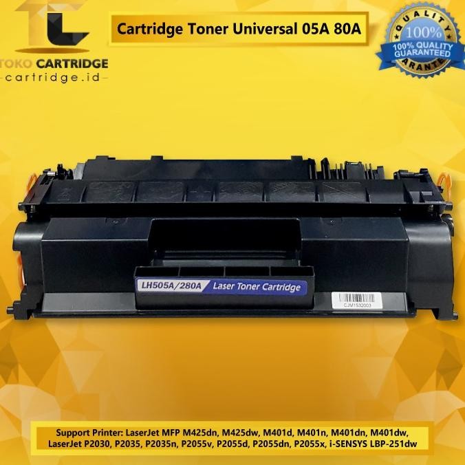 Jual Stok Terbatas! Cartridge Toner Hp 80A Cf280A Compatible Printer ...