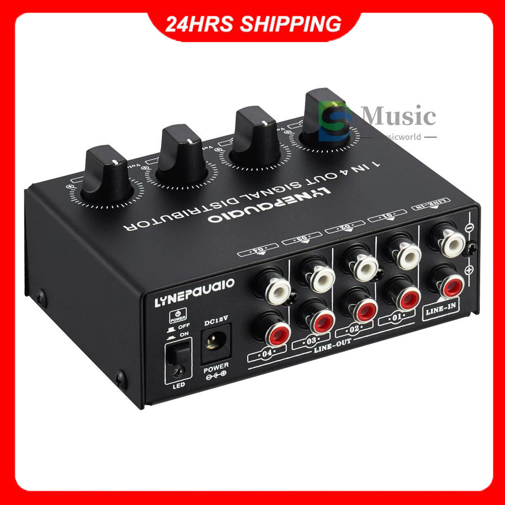 Jual [Promosi] Amplifier Audio Stereo 1-In-4-Out, Distributor Sinyal ...