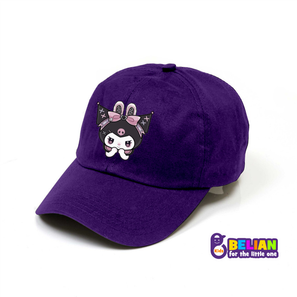 Jual Boneka Anak Topi Anak Prempuan Kuromi Custom Nama Bordir | Shopee ...