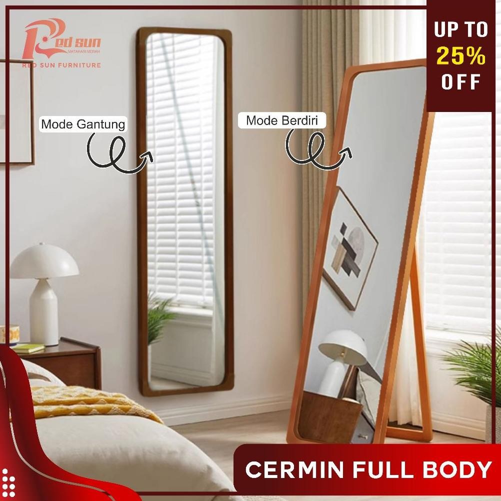 Jual standing mirror full body cermin full body Cermin Dinding Bingkai ...