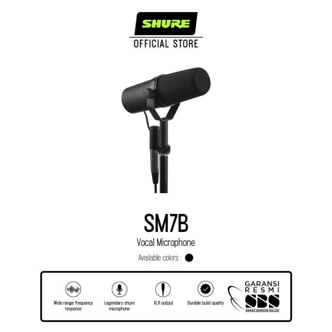 Jual BRG BARU Shure SM7B Vocal Microphone | Shopee Indonesia