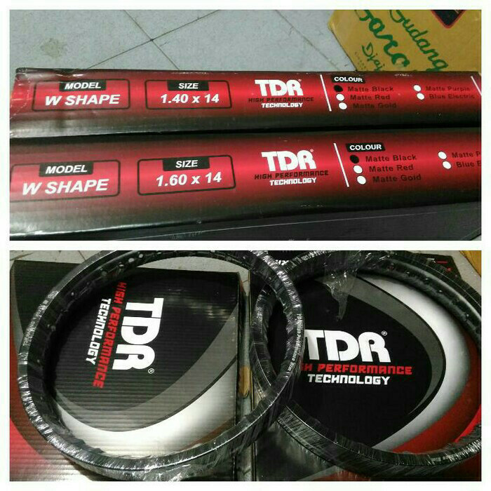 Jual VELG TDR RING 14 W SHAPE UKURAN 160X14 DAN 160X14 SEPASANG ...