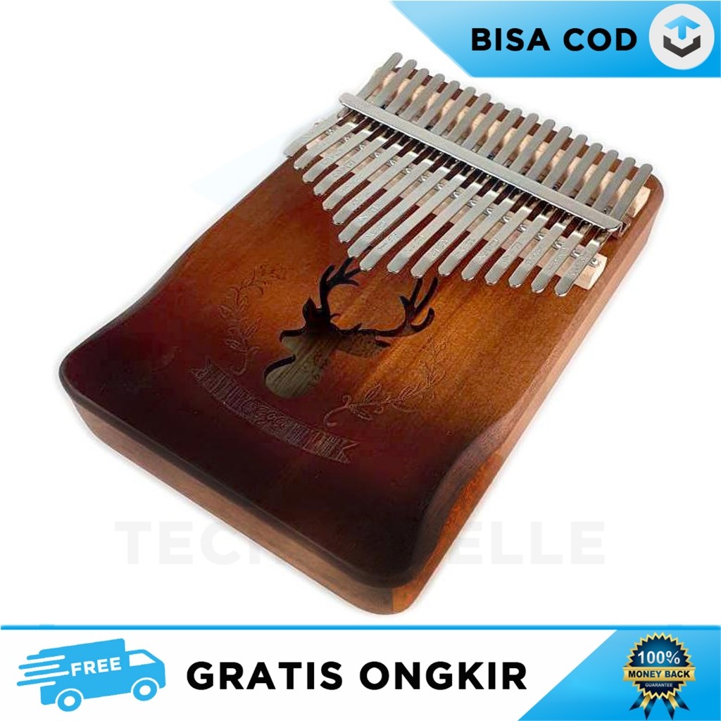 Jual PERALATAN MUSIK KALIMBA 17 NOTASI PIANO INSTRUMEN MINI PETIK JARI ...