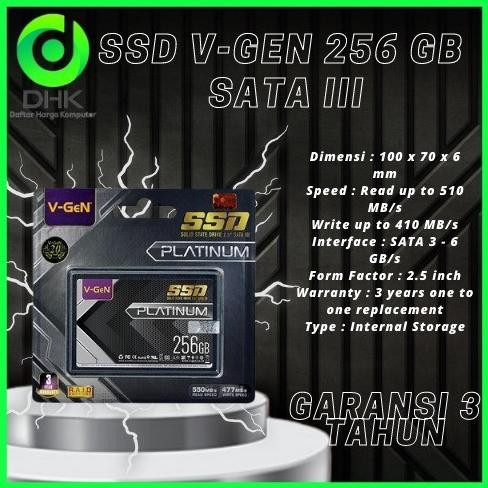 Jual SSD V-GEN 256GB SATA III | Shopee Indonesia