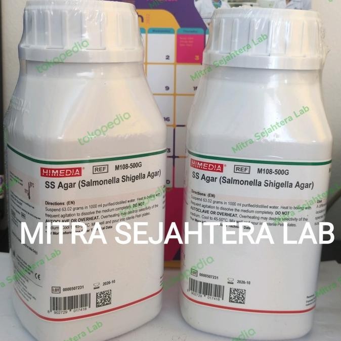 Jual SS Agar Salmonella Shigella Agar Himedia 500 gram M108 | Shopee ...