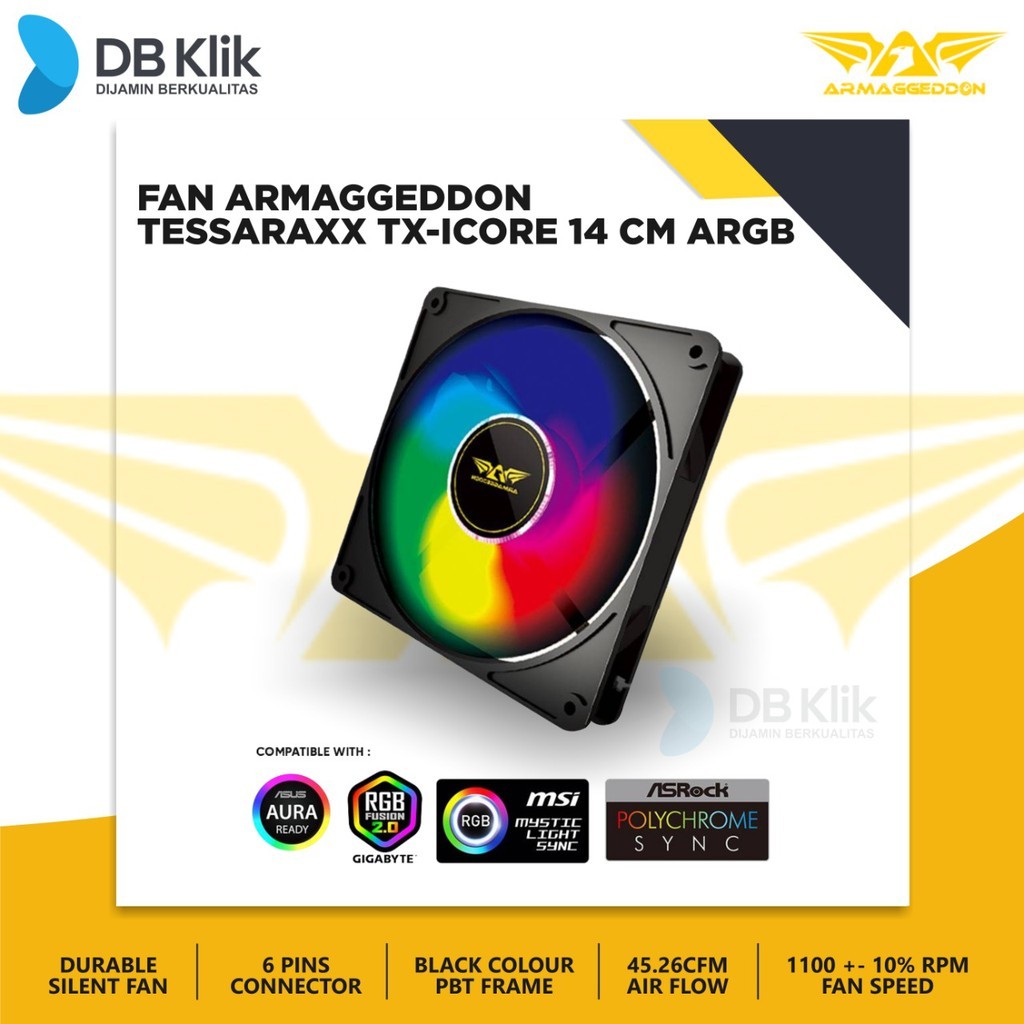 Jual Armaggeddon Fan Tessaraxx Icore 14Cm Argb - Armagedon Tx Icore 14 ...