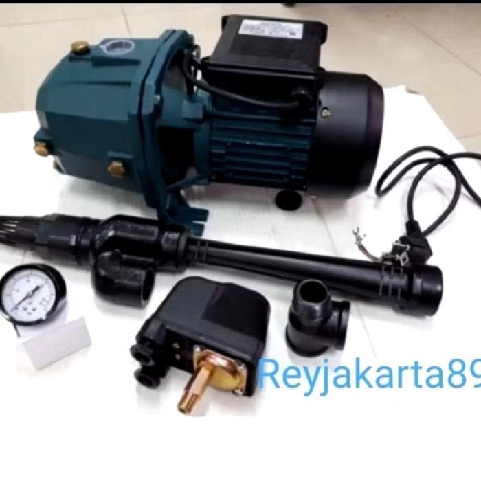 Jual mesin pompa air listrik jetpump nasional mc - 1 set komplit (jet ...