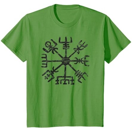 Jual Kaos Simbol Perlindungan Rune Kompas Viking Vegvisir Celtic Nordic ...