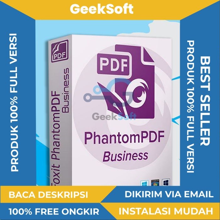 Jual Foxit Phantom PDF Business Full Version Win Lifetime Pro Lifetime ...