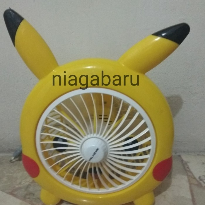 Jual Kipas Angin Welhome 10Inch Pikachu Pokemon | Shopee Indonesia