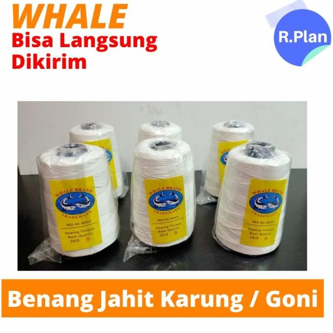 Jual Benang Jahit Karung / Goni , Whale Brand Sewing Thread PER BUNGKUS ...