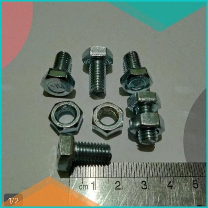 Jual BAUT MUR PUTIH BMP M8 X 15 BAUT SIKU LOBANG (KUNCI 13) 11OKTZ4 tools | Shopee Indonesia