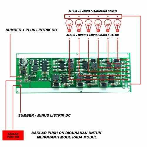 Jual MODUL STROBO 6CHANEL BISA MANUAL BISA AUTOMATIS | Shopee Indonesia