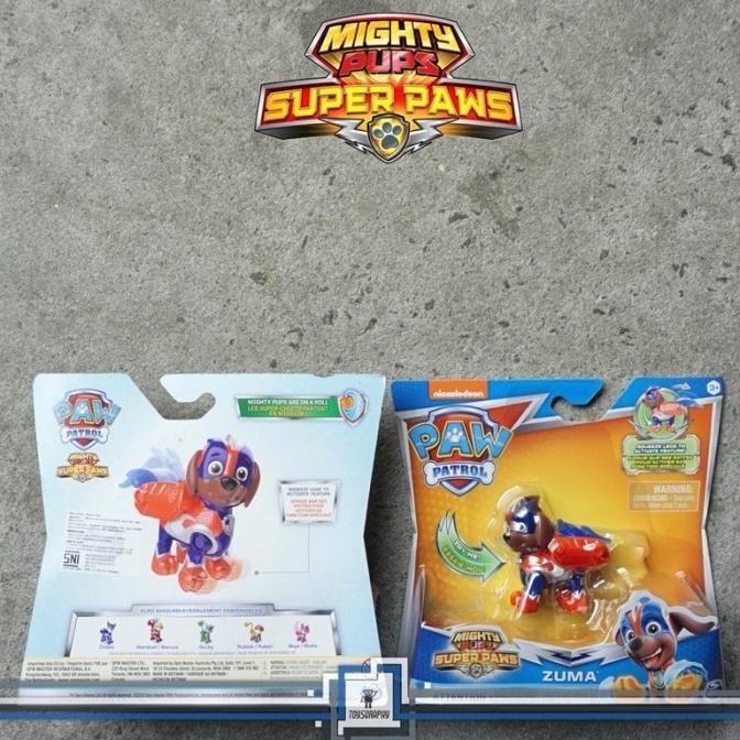 Jual Paw Patrol Mighty Pups Super Paws Zuma Action Figure Nickelodeon ...