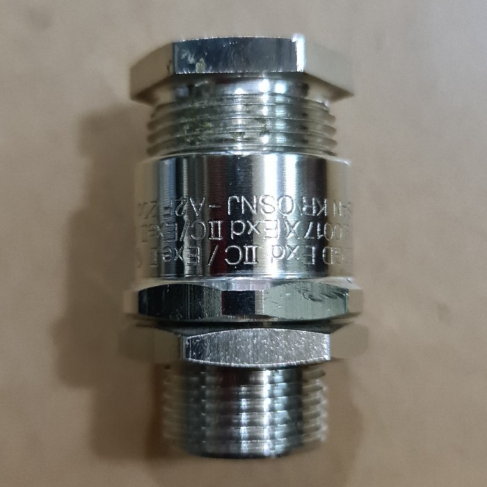 Jual Exproof Cable Gland Brass Nickel M20 Metric Oscg Non Armor A2F ...