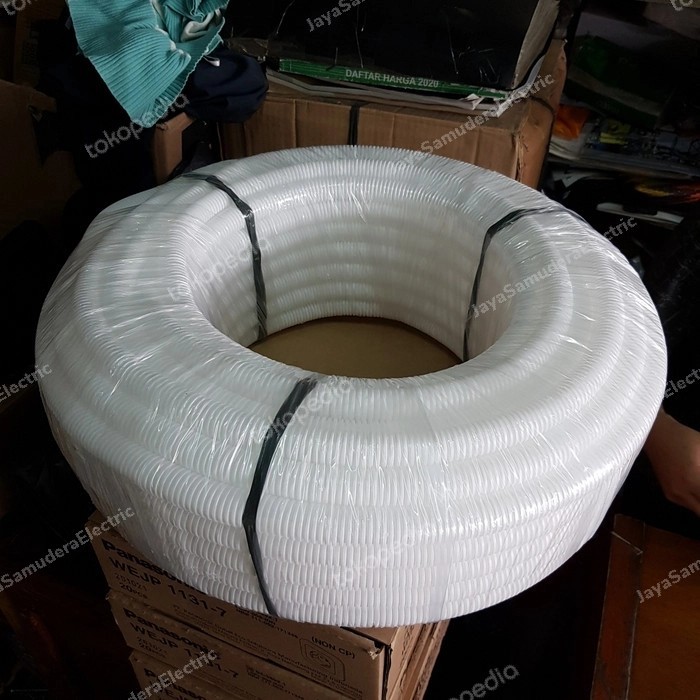 Jual Fleksibel Conduit Pvc Polos 38Mm (Hitam/Putih) | Shopee Indonesia