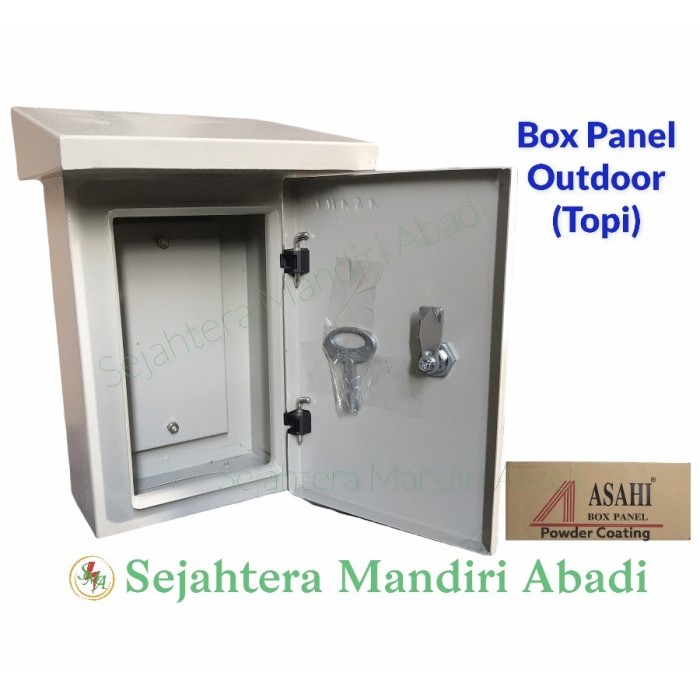 Jual Box Panel 30X40X20 Outdoor Asahi Topi Powder Coating | Shopee ...