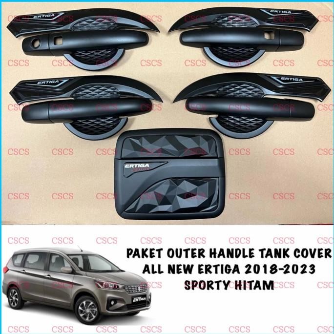 Jual Produk Berkualitas Paket Outer Handle Tank Cover All New Ertiga 2018 2022 2023 Hitam ...