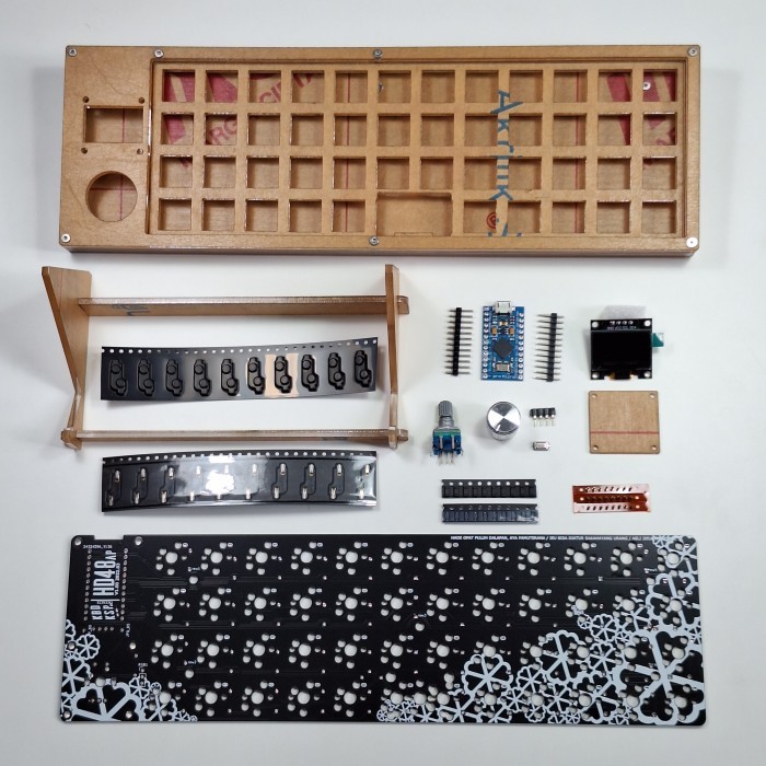 Jual HD48AP 40% Ortholinear Keyboard Kit | Shopee Indonesia