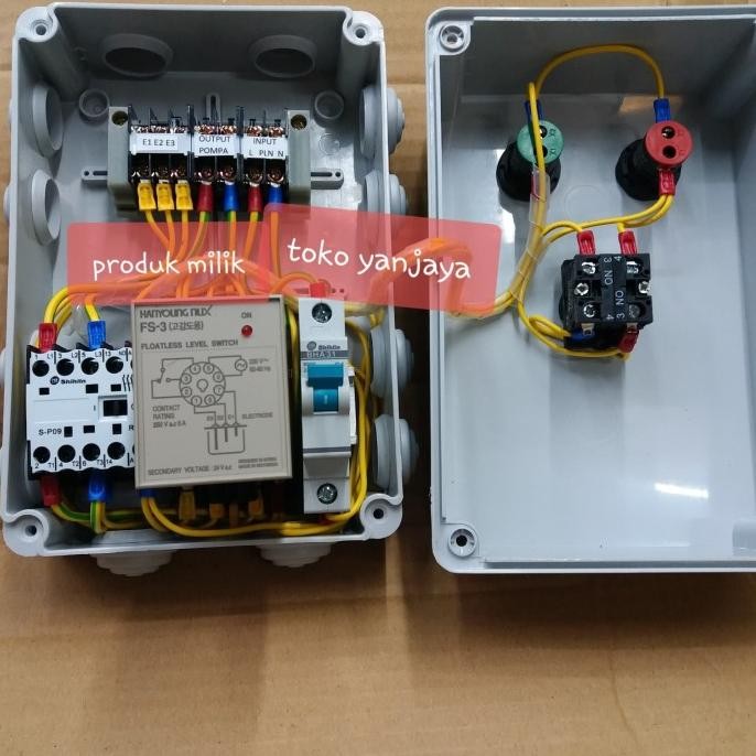 Jual Panel Control Water Level 1 Tandon/Otomatis Pompa 1 Tandon Best ...