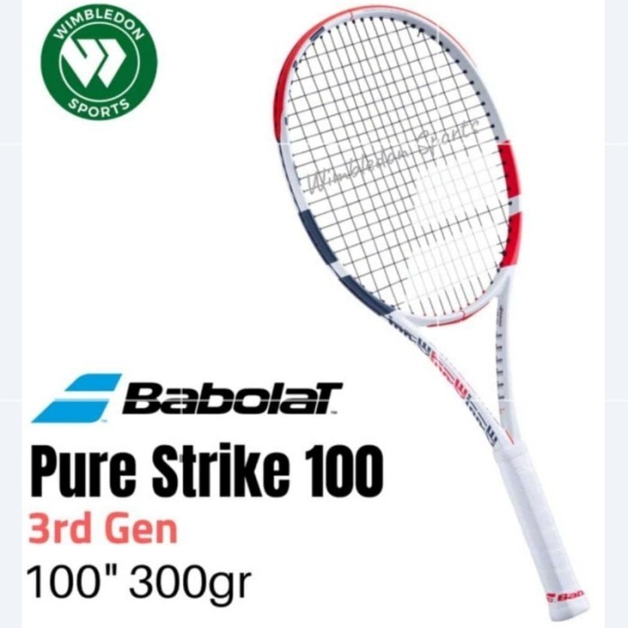 Jual Raket Tenis Babolat Pure STRIKE 3rd gen 300 GrAm 100 Inchi ...