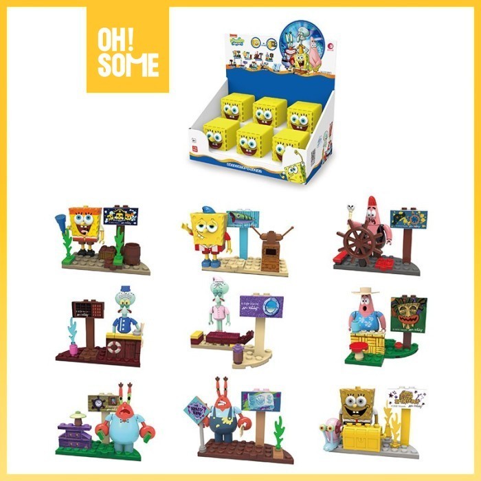 Jual OHSOME SpongeBob Mystery Box Surprise Egg / Blind Box Isi Figure ...