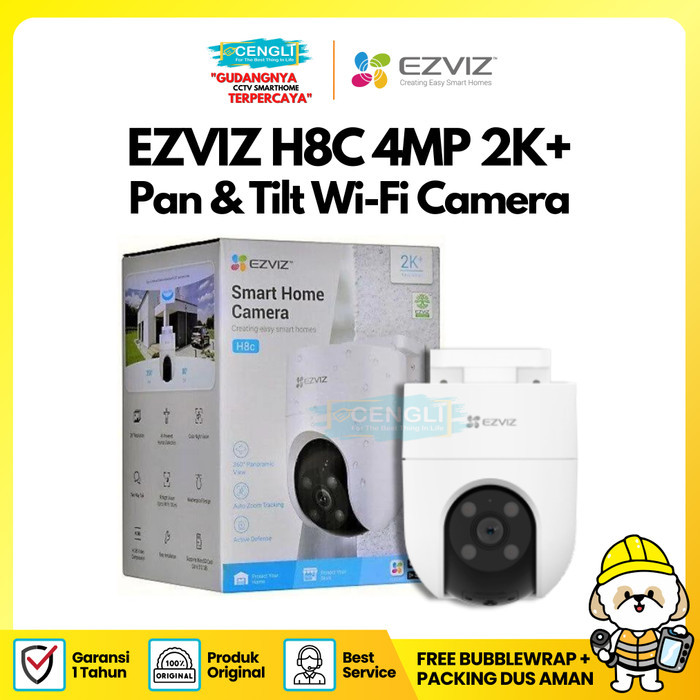 Jual HARGA DISC - Ezviz H8C 4MP 2K+ Outdoor CCTV Pan & Tilt Wifi IP ...