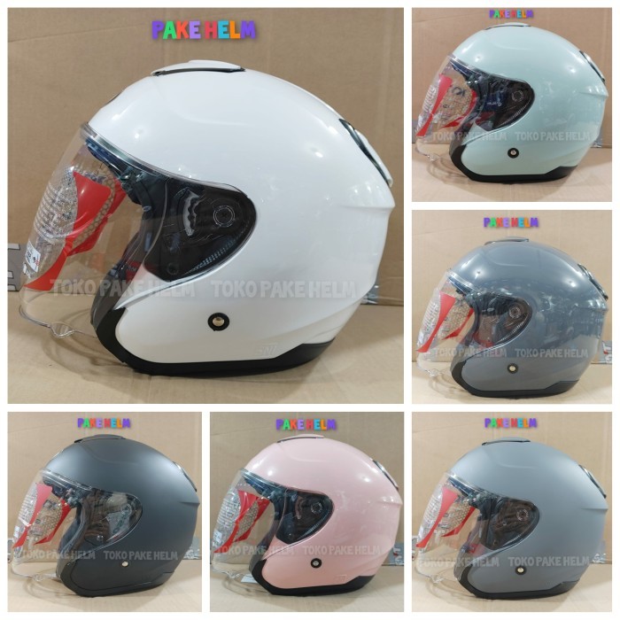 Jual Helm Kyt Kyoto Putih White Helm Kyt Half Face | Shopee Indonesia