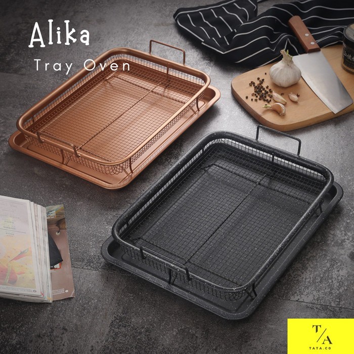 Jual TATA - ALIKA Tray Rak Tatakan Nampan Tirisan Peniris Minyak Masak ...