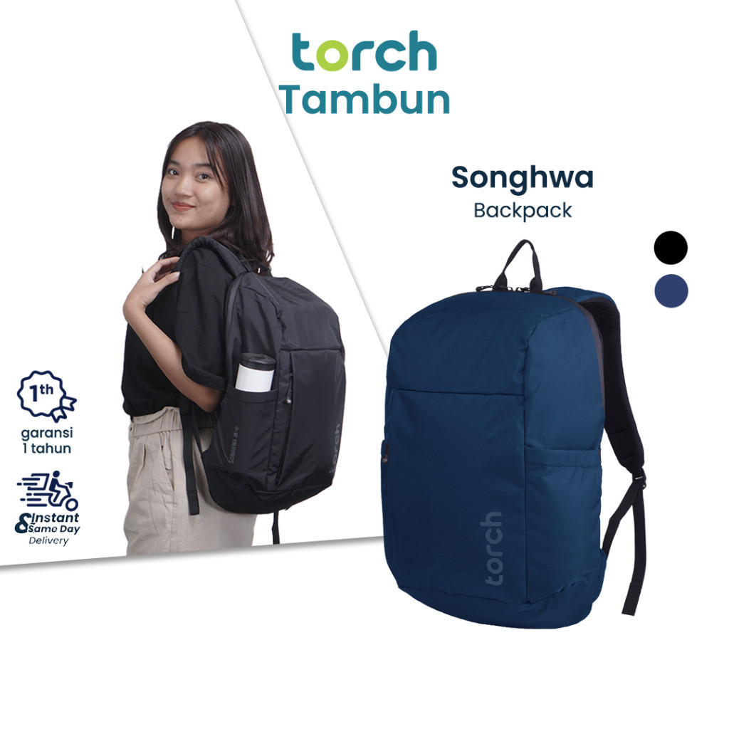 Jual TORCH Songhwa Tas Ransel Kuliah Sekolah | Shopee Indonesia